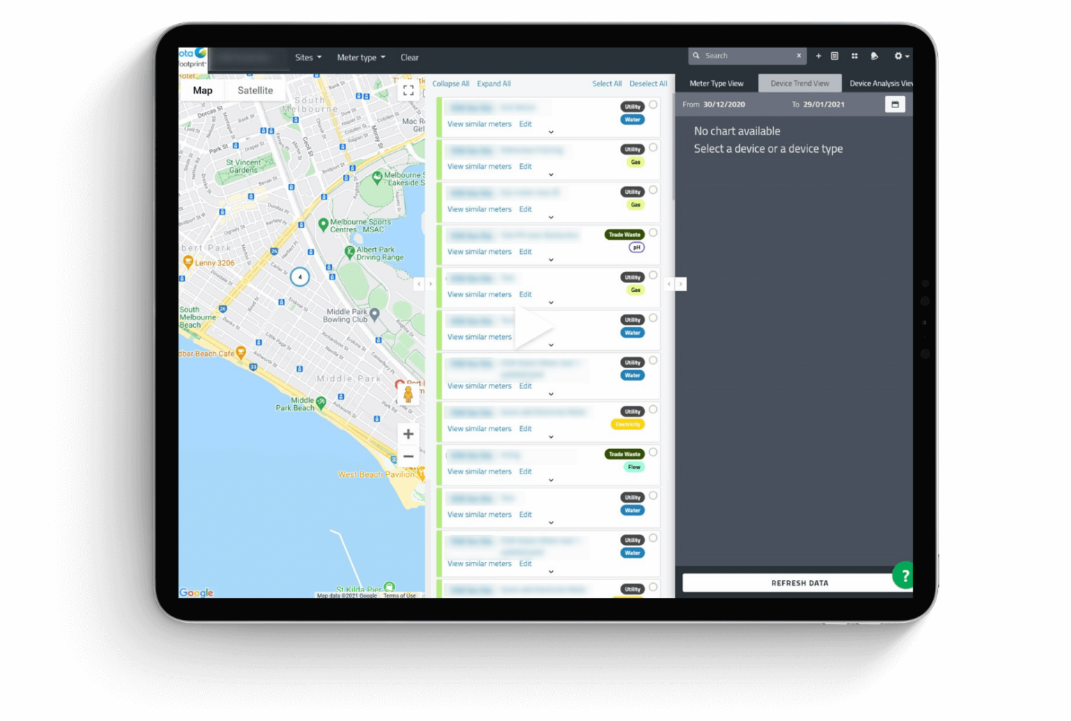 Footprint® Commercial And Sub Metering Platform Water Iota
